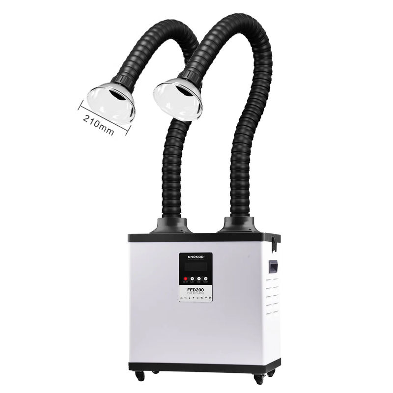 FED200 Welding Smoke Absorber , Double Fume Extractor For Nail Salon ...