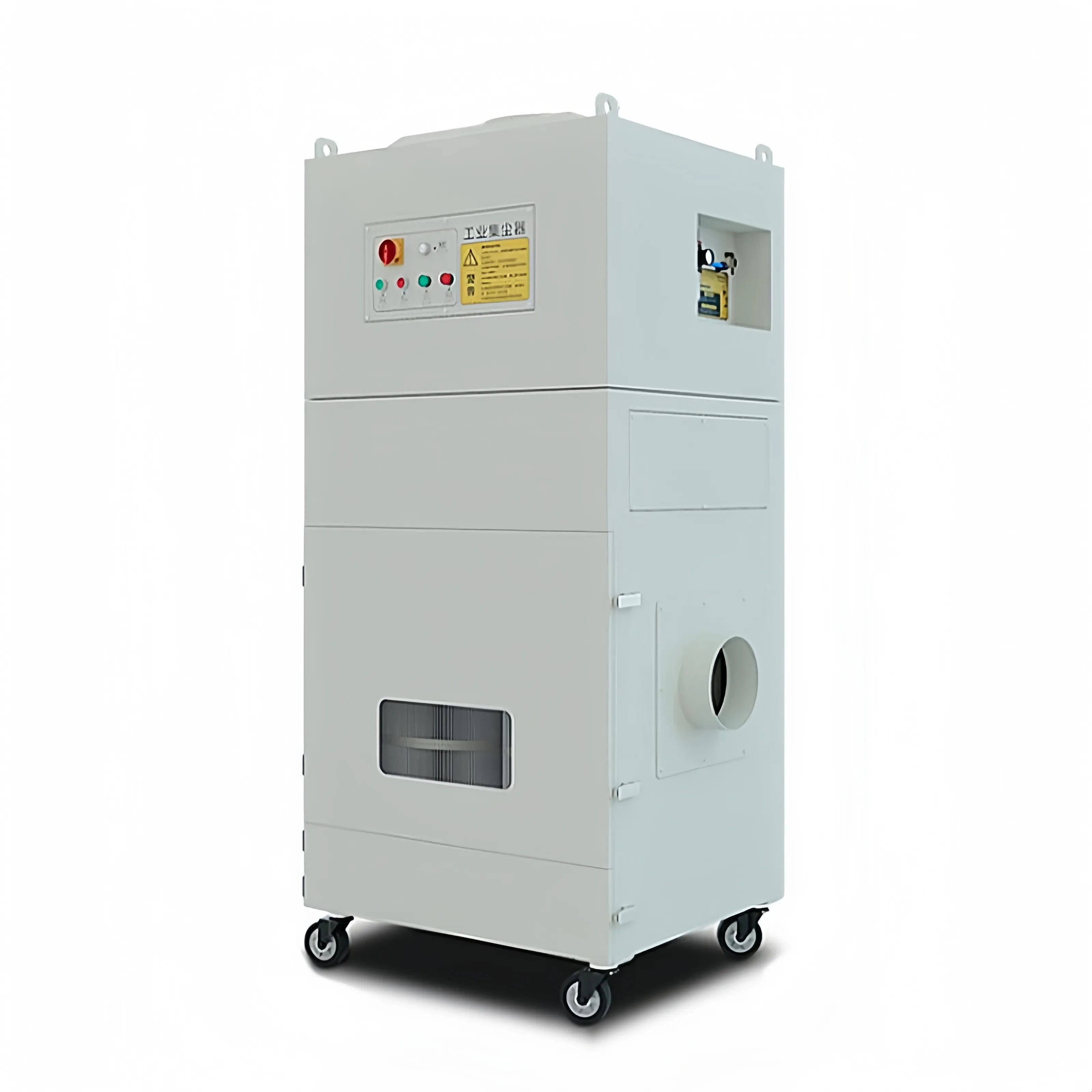 FES1500 1500W Industrial Fume Extraction Unit , AC380V Industrial Dust ...