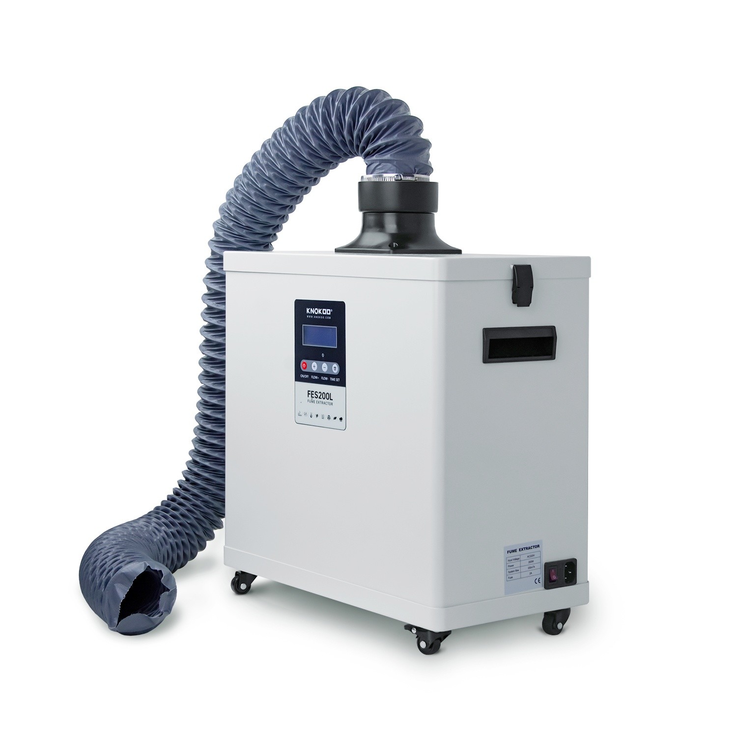 200W Laser Fume Extractor System Laser Engraver Smoke Purifier 210W