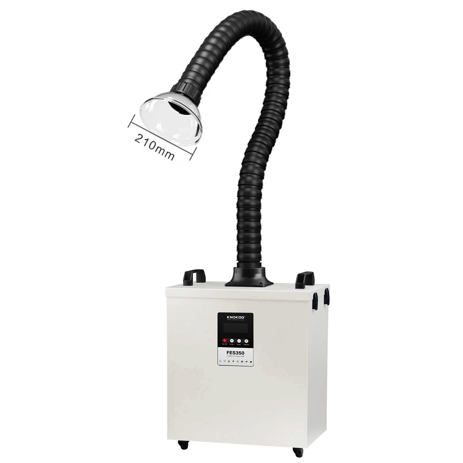 Laboratory Fume Extractor FES350 LCD Display Smoke Absorber Mobile ...