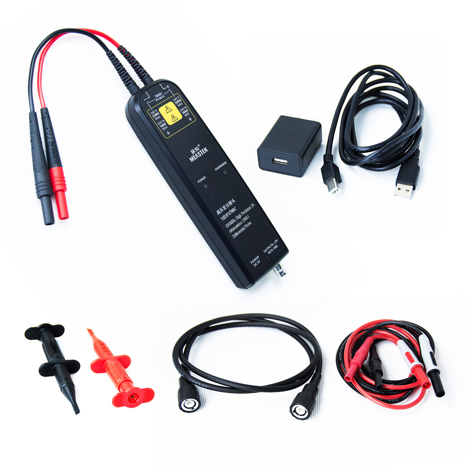 MEASTEK MDP Series High Voltage Probes 5MΩ-40MΩ Impedance Optional Low ...